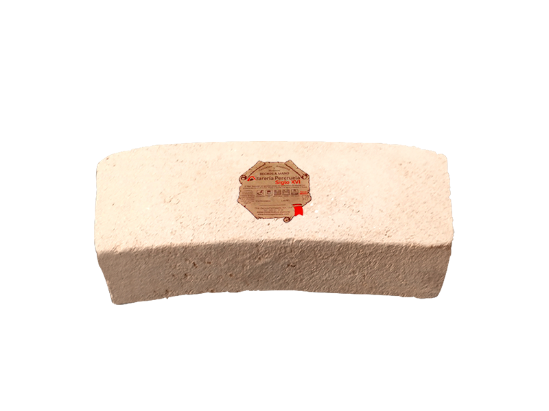 Ladrillo curvo de barro refractario | tienda.alfareriapereruela.com
